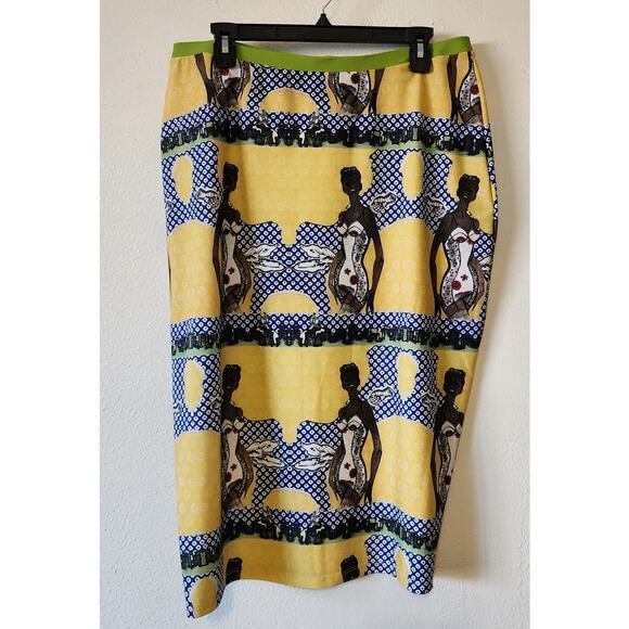 Rue 107 | Skirts | Rue7 New York Josephine Baker Printed Stretch Skirt ...